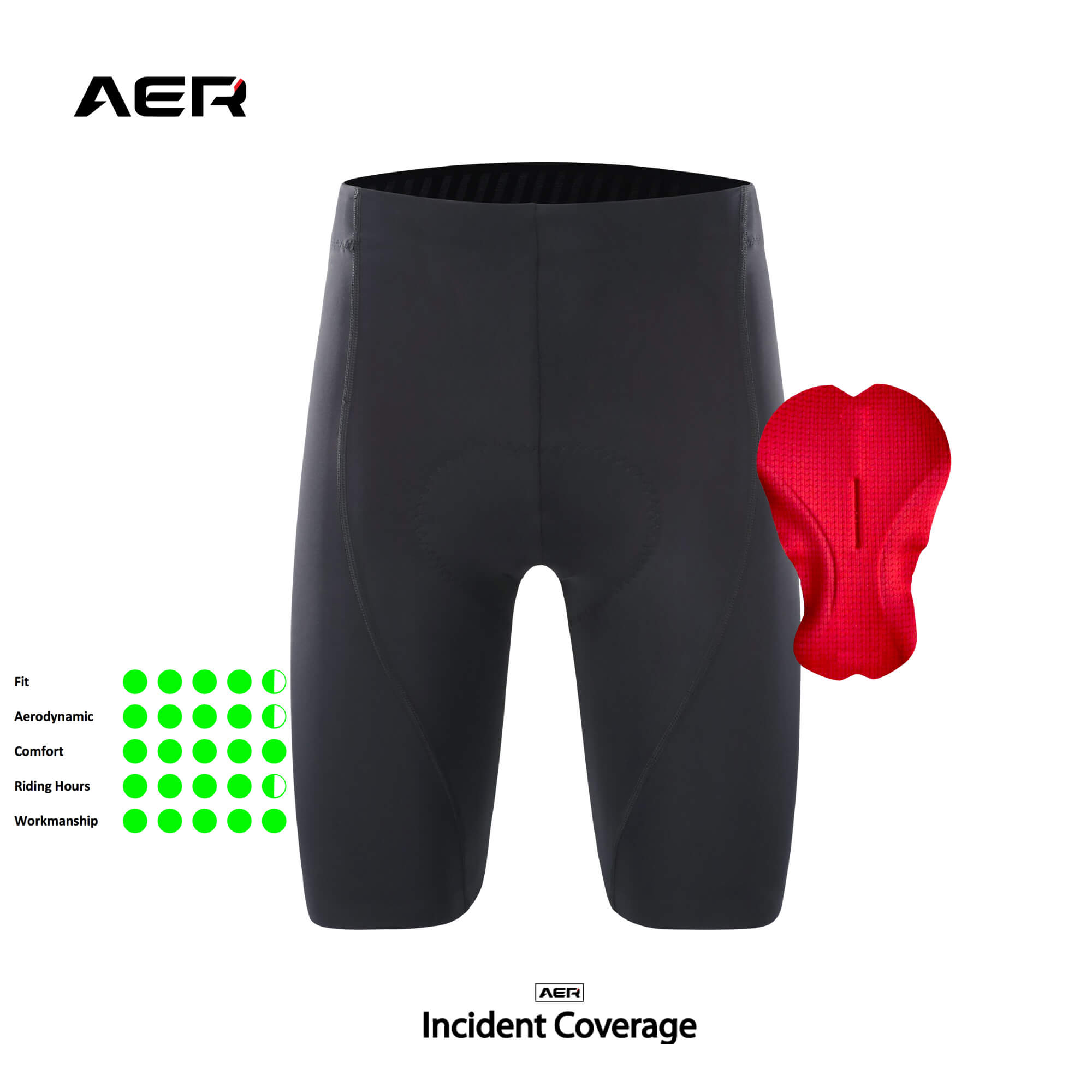 2020 Rush 2 - AER Men Aero Cycling Shorts - Cyclexafe: Cycling Apparels ...